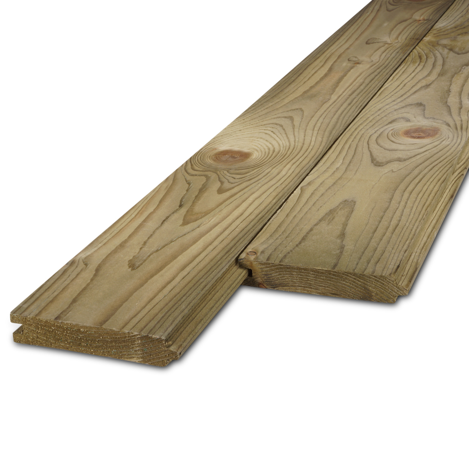 PLANK TAND/GROEF 28MM X 130MM - 200 CM | Van den Bergh